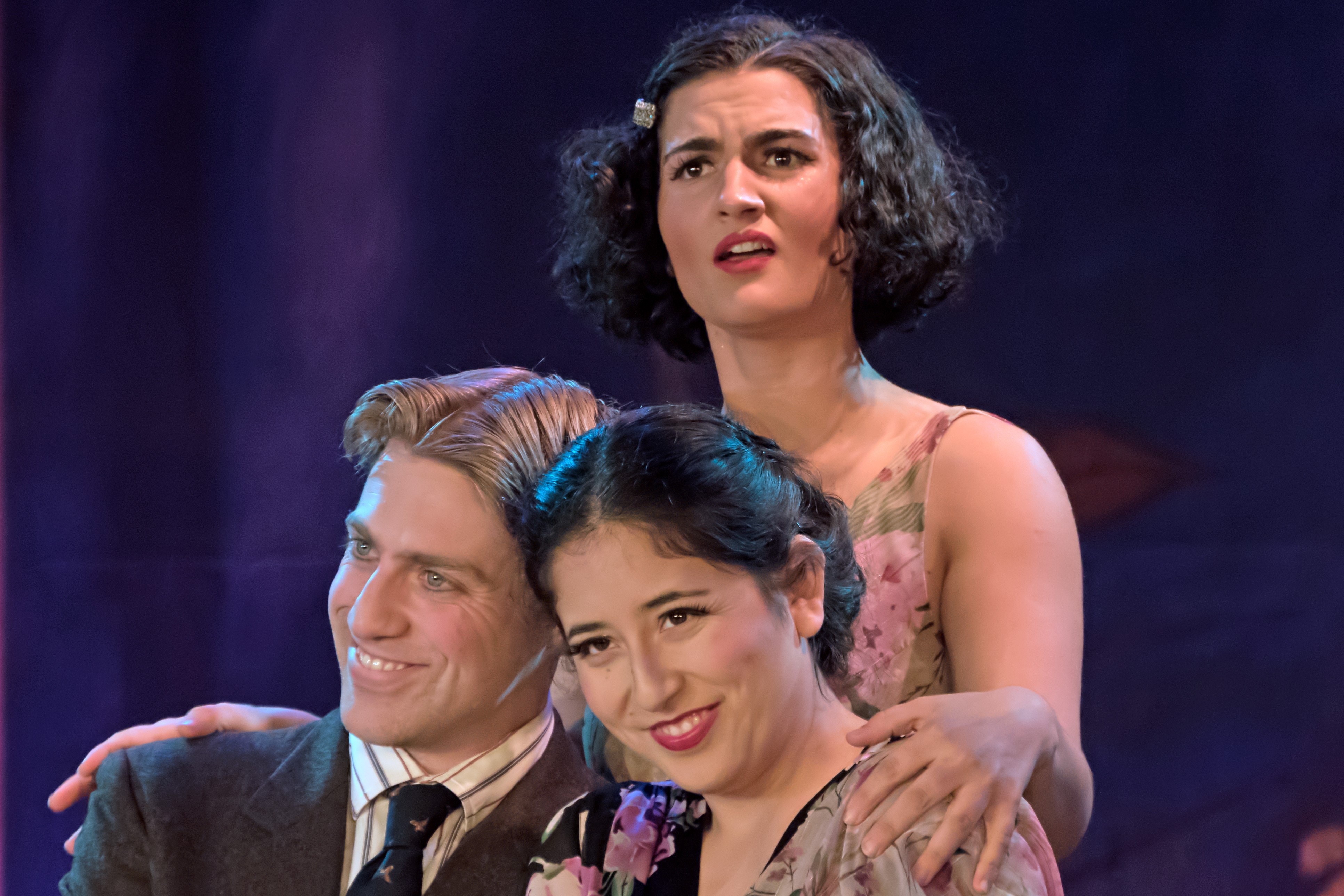 L to R Frankie Stornaiuolo as Scott Fitzgerald, Jannely Calmell as ...